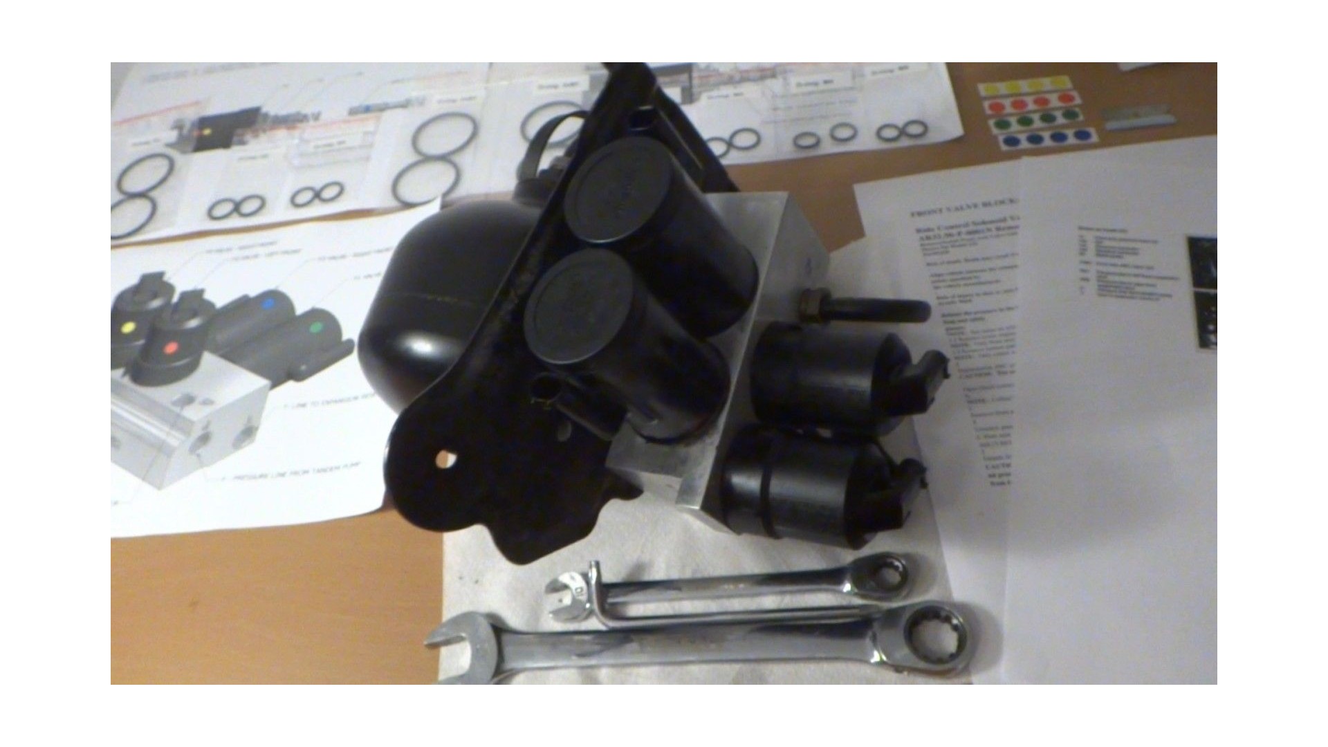 Mercedes ABC Suspension valve block O-ring seals kit